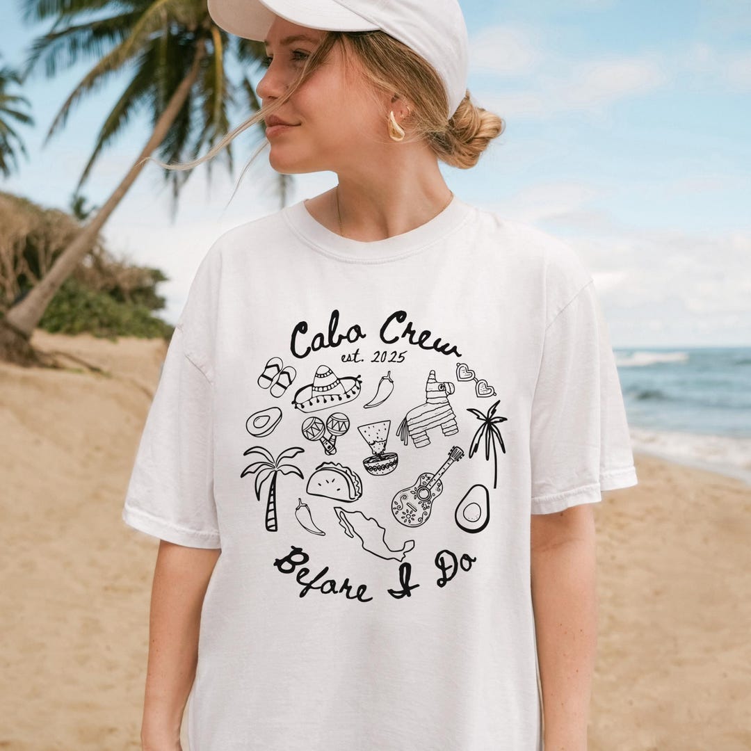 Custom Cabo San Lucas Bachelorette Shirt Personalized Mexico Bach ...