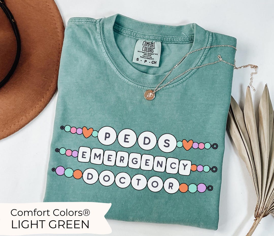 Pediatric Emergency Shirt, Comfort Colors Emergency Department Nurse ...