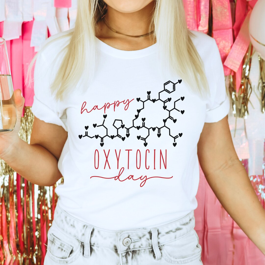 Valentine's Day Oxytocin Shirt, Love Molecule Tshirt, Chemistry Love ...