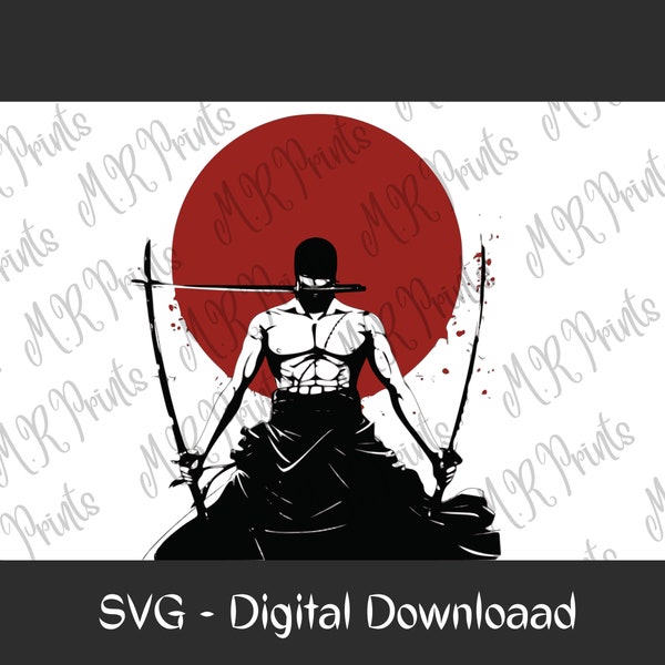 Zoro One Piece Cricut - Etsy