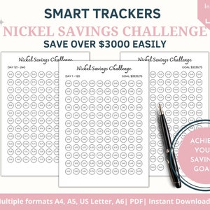 NICKEL SAVINGS CHALLENGE - Money Savings Challenge, 365 Days Savings ...