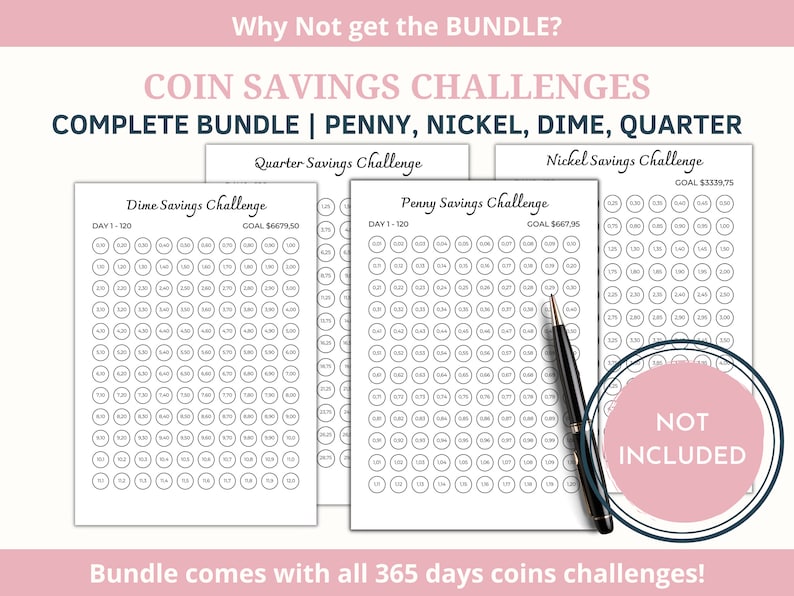 NICKEL SAVINGS CHALLENGE - Money Savings Challenge, 365 Days Savings ...