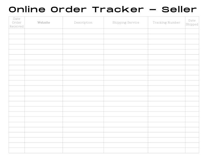 Online Order Tracker for Buyers and Sellers - Etsy