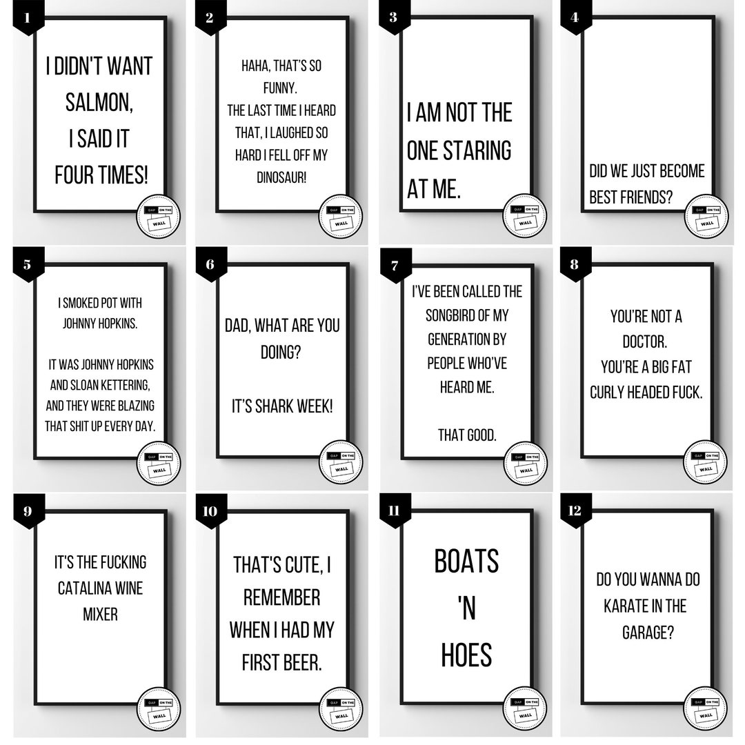 Step Brothers Step Brothers Quote Prints Funny Film Quotes Etsy