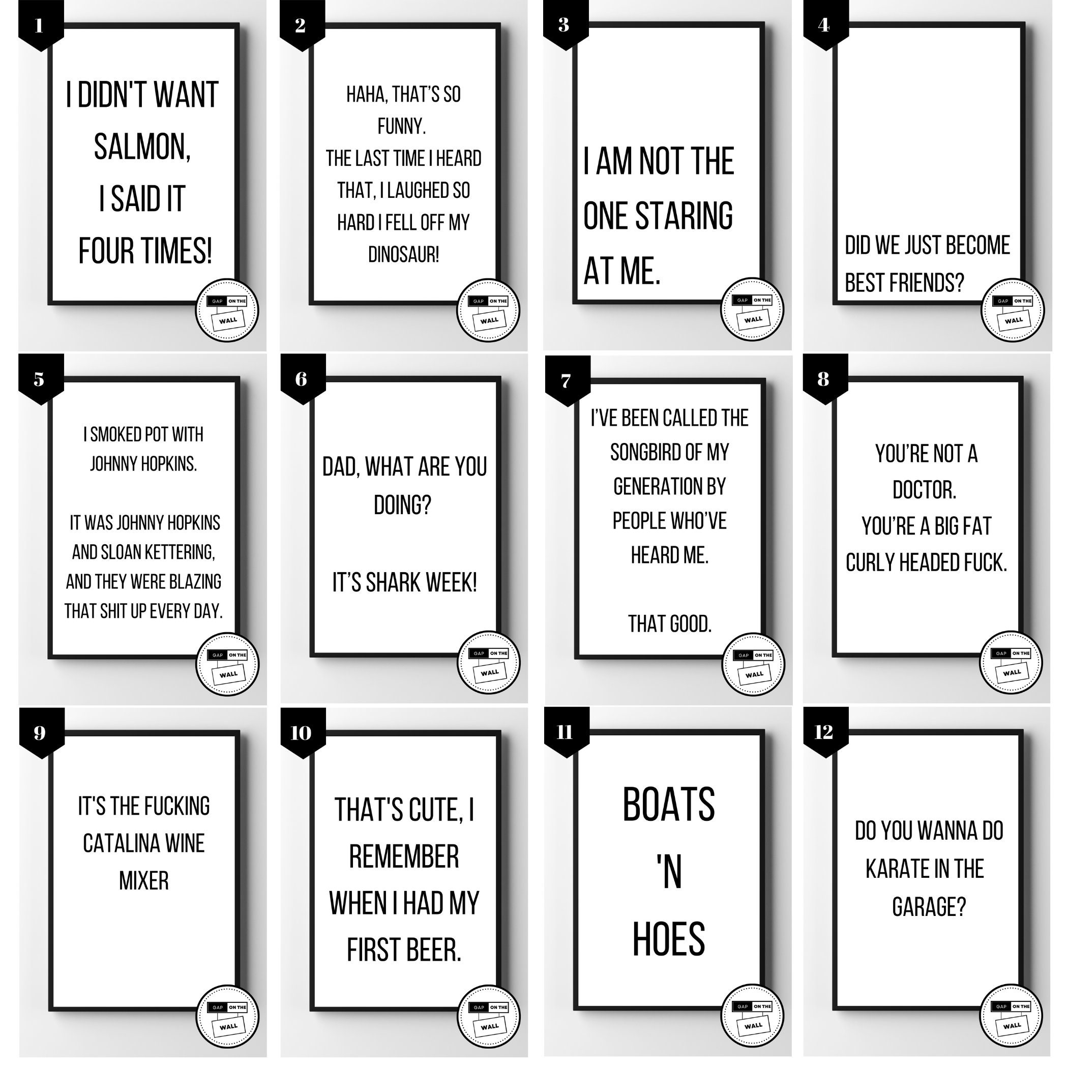 Step Brothers Step Brothers Quote Prints Funny Film Quotes Etsy