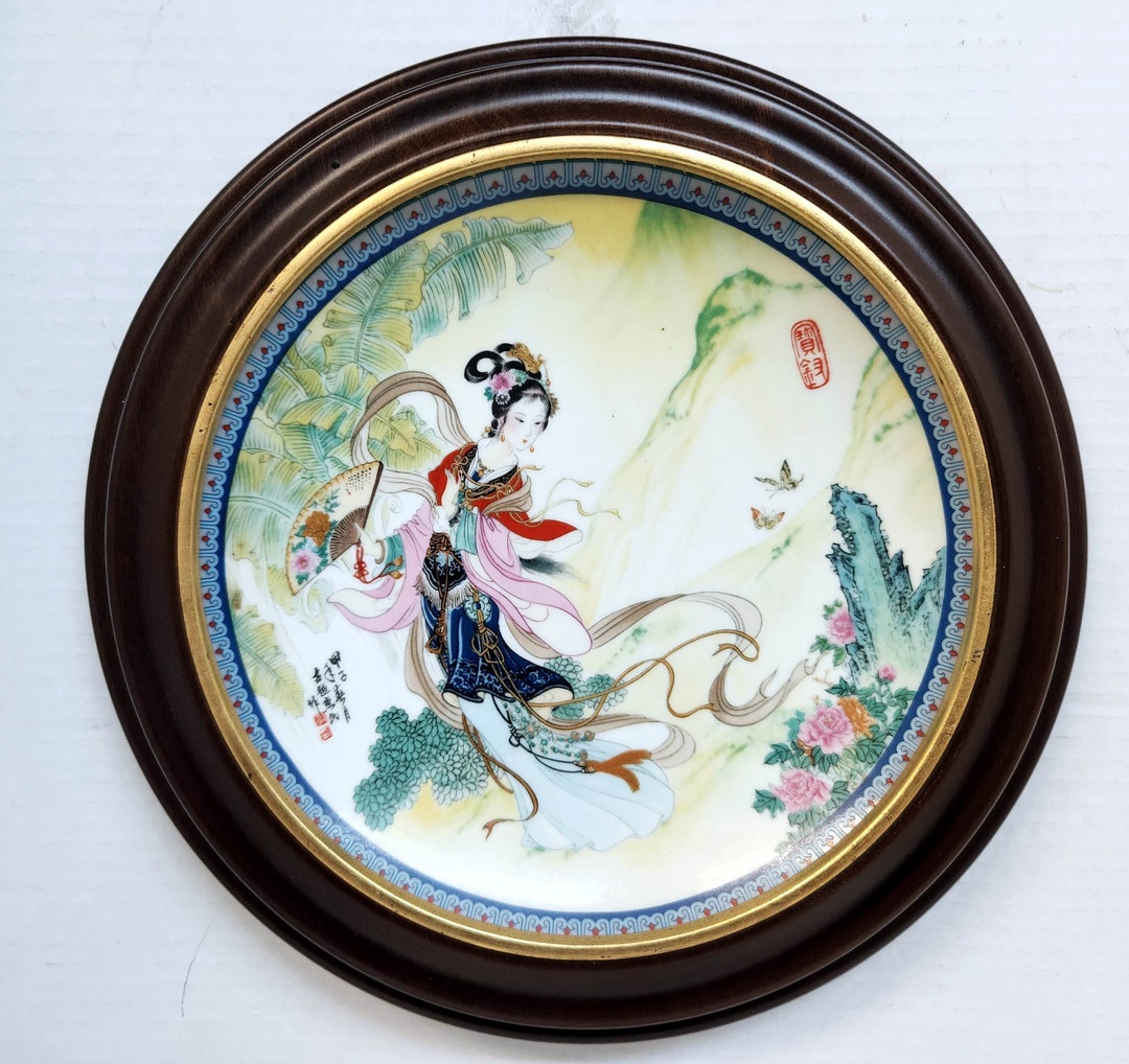 Vintage Plate, Collector Plate, Imperial Jingdezhen, Brenda Burke, Van ...