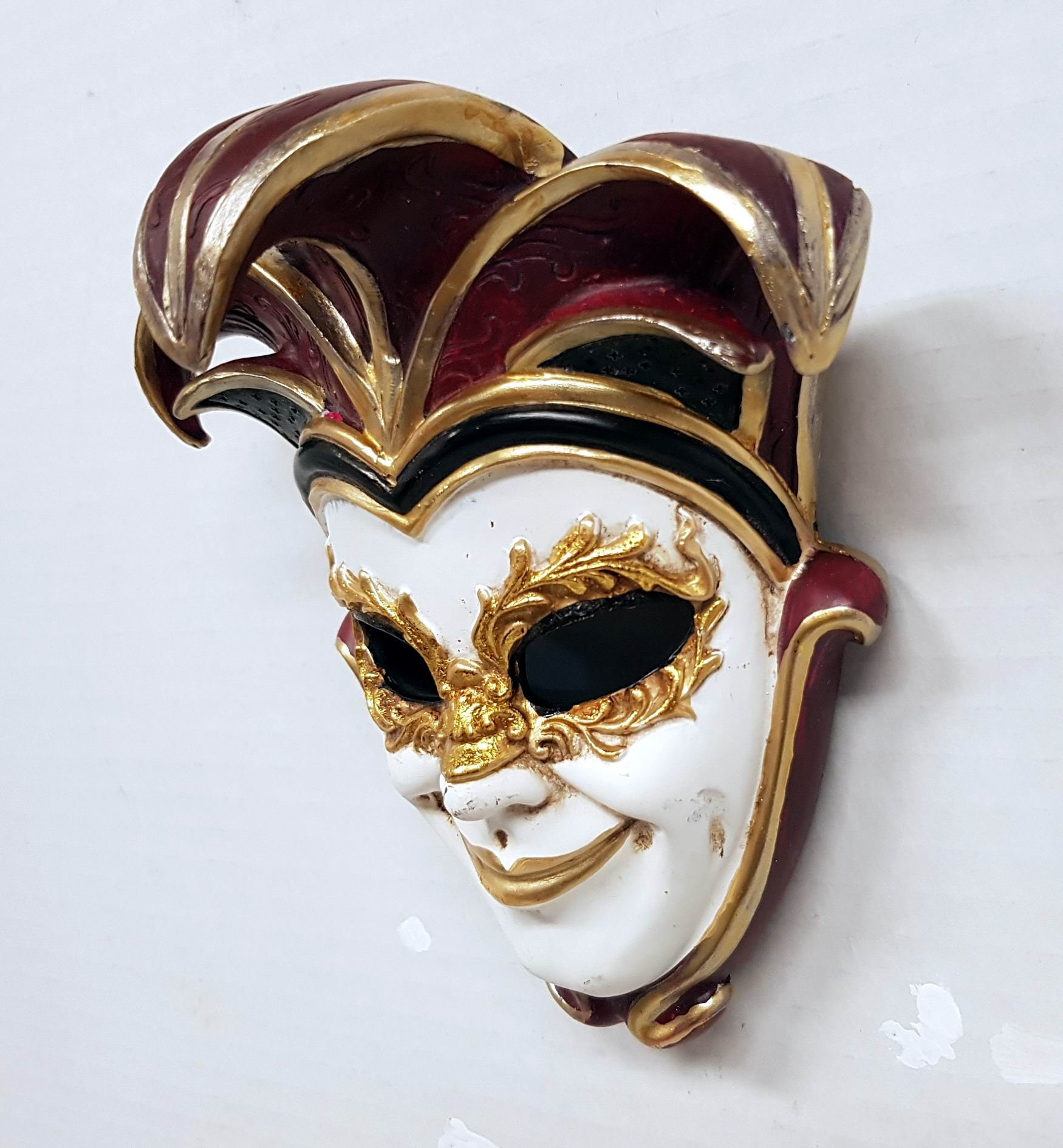 Porcelain Mask, Collector Mask, 7.5 In, Vintage Mask, Theatre Mask ...