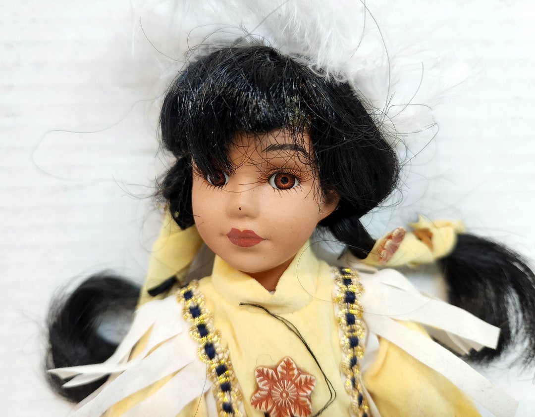 Native Girl Doll, Collector Doll , Girl Doll, Vintage Doll, Vintage ...