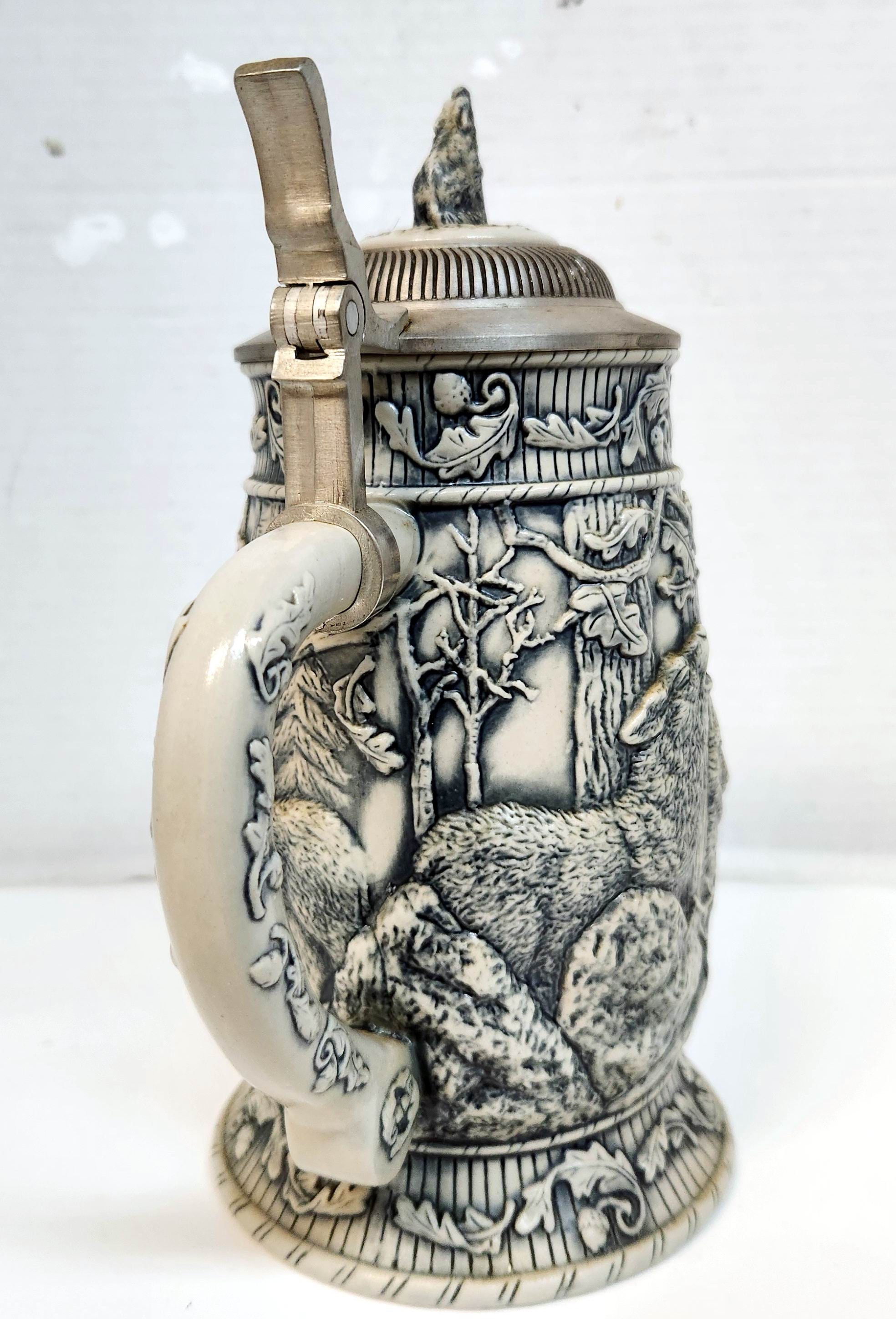 Pewter Stein, 9.2 In., Avon Stein, Vintage Stein, Vintage Avon Stein ...