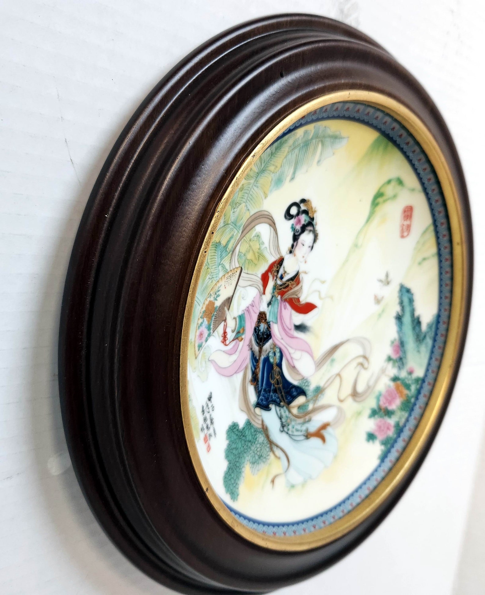 Vintage Plate, Collector Plate, Imperial Jingdezhen, Brenda Burke, Van ...