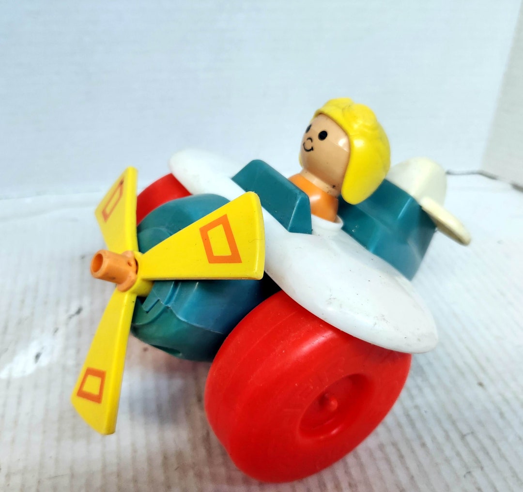 Vintage 1980s, Fisher Price Airplane, Vintage Toy, Vintage Fisher Price ...