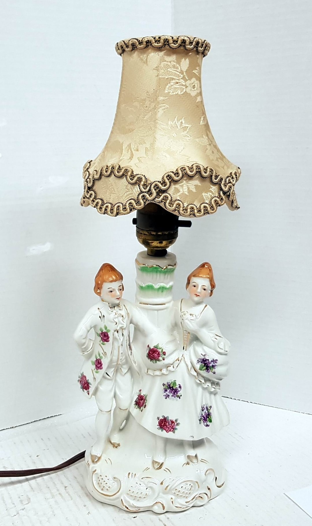 Vintage Porcelain Lamp, Vintage Lamp by Apex, Vintage Lamp, Mid-century ...