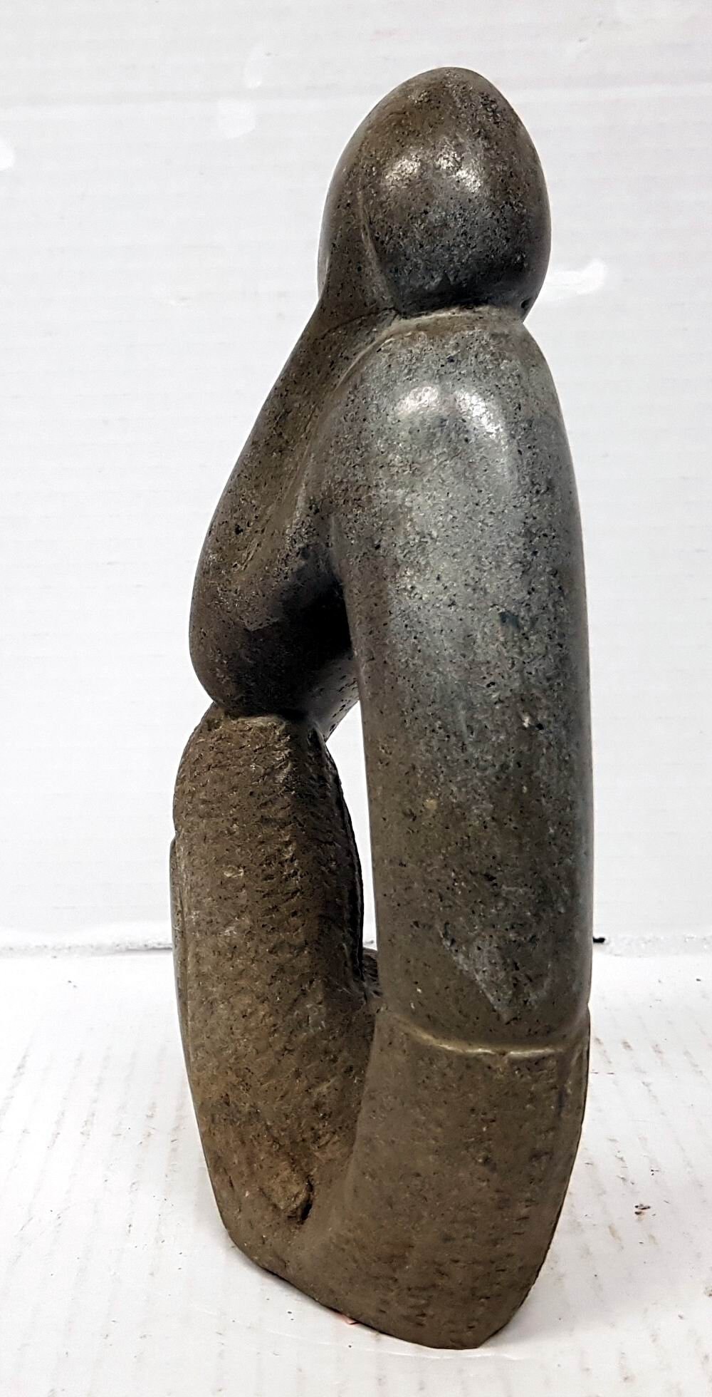 Abstract Stone Art, Vintage Stone Sculpture, Collector Carving, Stone ...