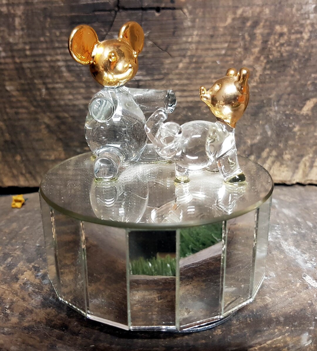 Glass Music Box, Teddy Bear's Picnic, Music Box, Sanyo Music Tune ...
