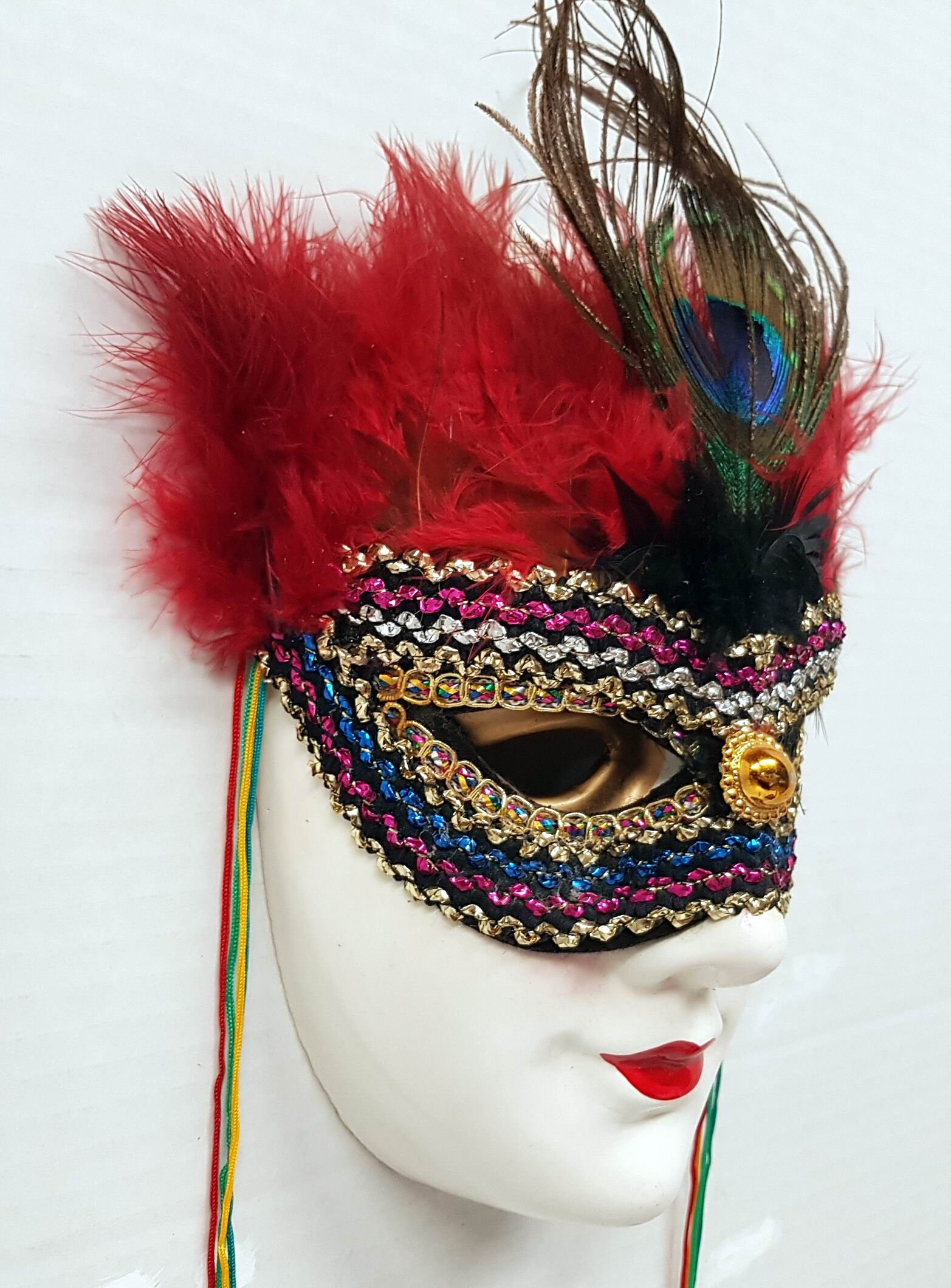 Porcelain Mask, Collector Mask, 7.5 In, Vintage Mask, Theatre Mask ...