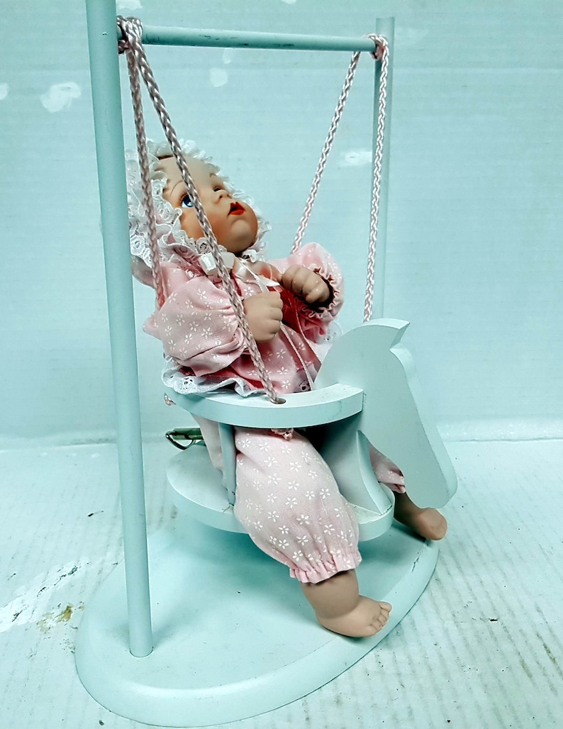 Musical Swing, Rotating Body Doll, Music Box, Baby Music Box, Rock-a ...
