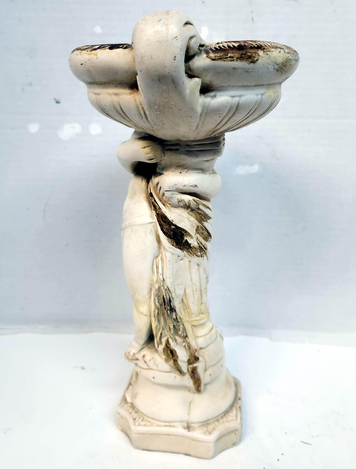 Cherub Urn Statue, Vintage Cherub, Cherub Statue, Vintage Statue, Soap ...