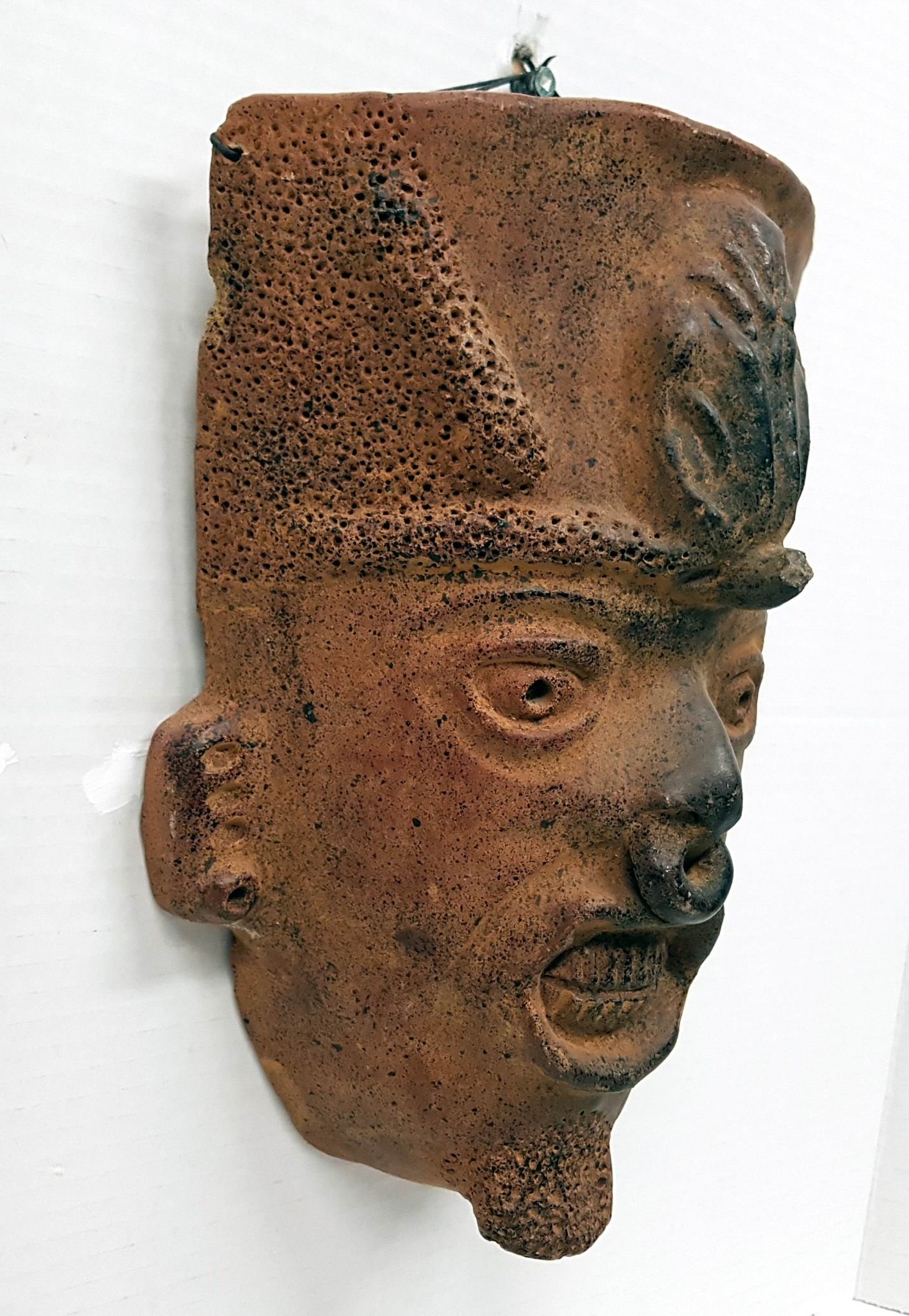 Clay Mask, Tribal Mask , African Mask, Vintage Mask, Collector Mask ...