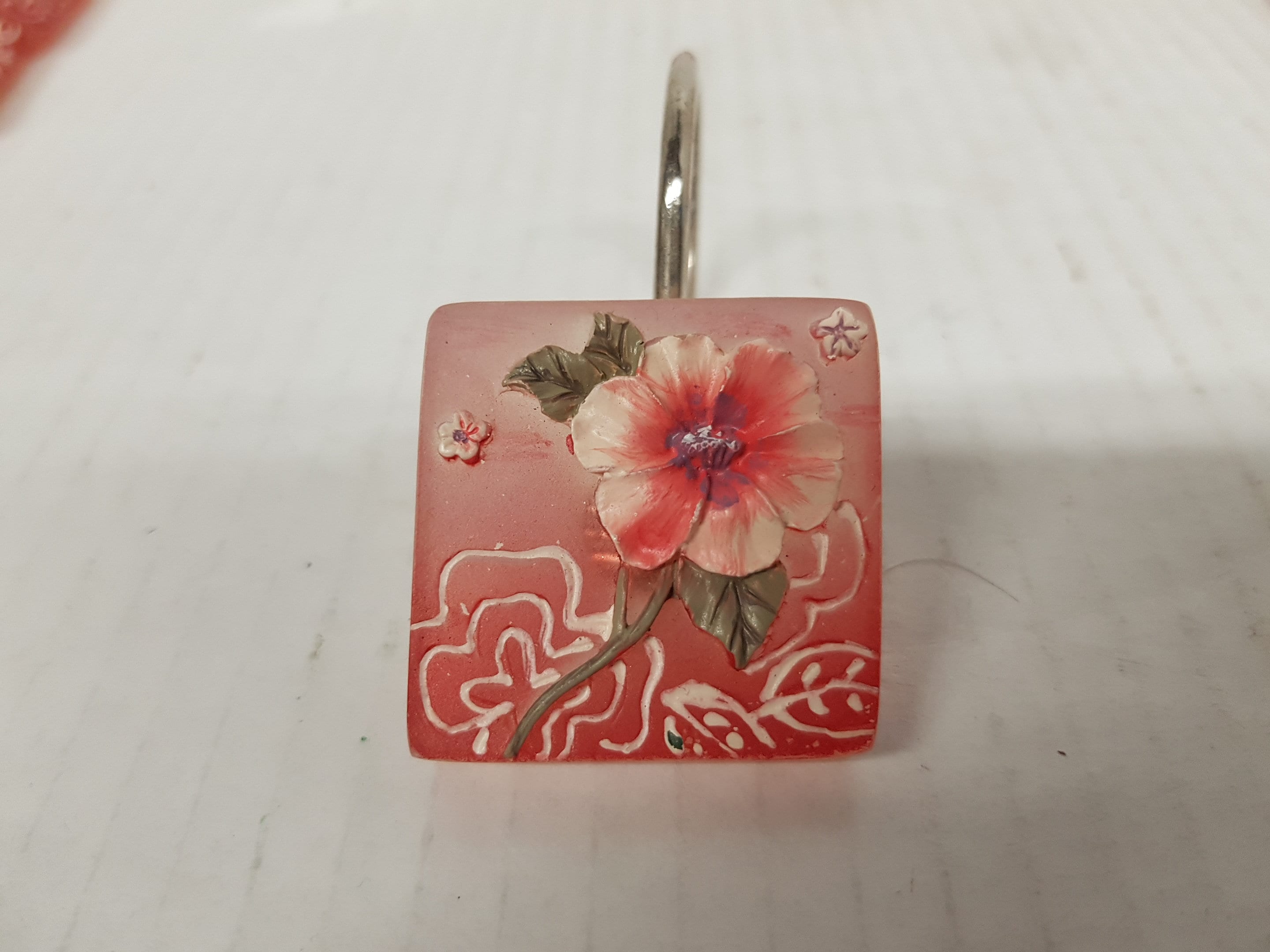 Shower Curtain Hooks, Set of 12, Vintage Bathroom Hooks, Curtain Hooks ...