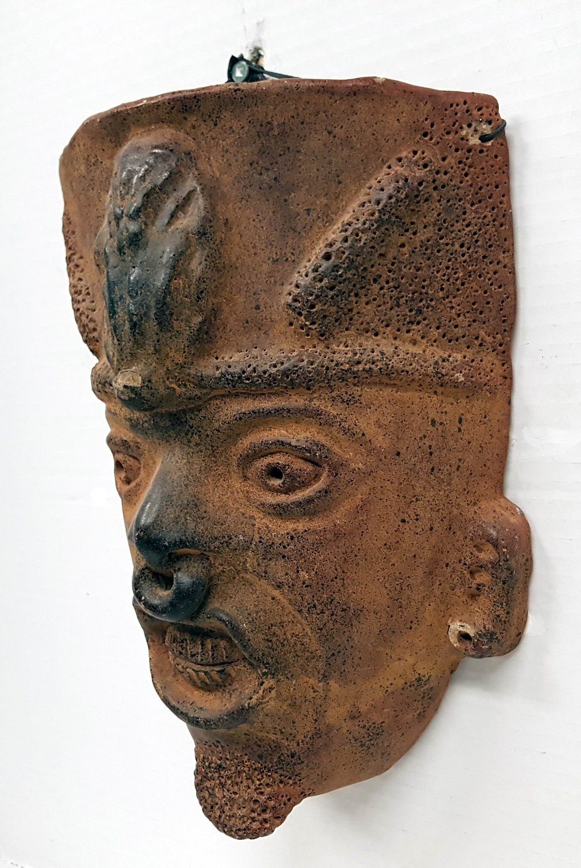 Clay Mask, Tribal Mask , African Mask, Vintage Mask, Collector Mask ...