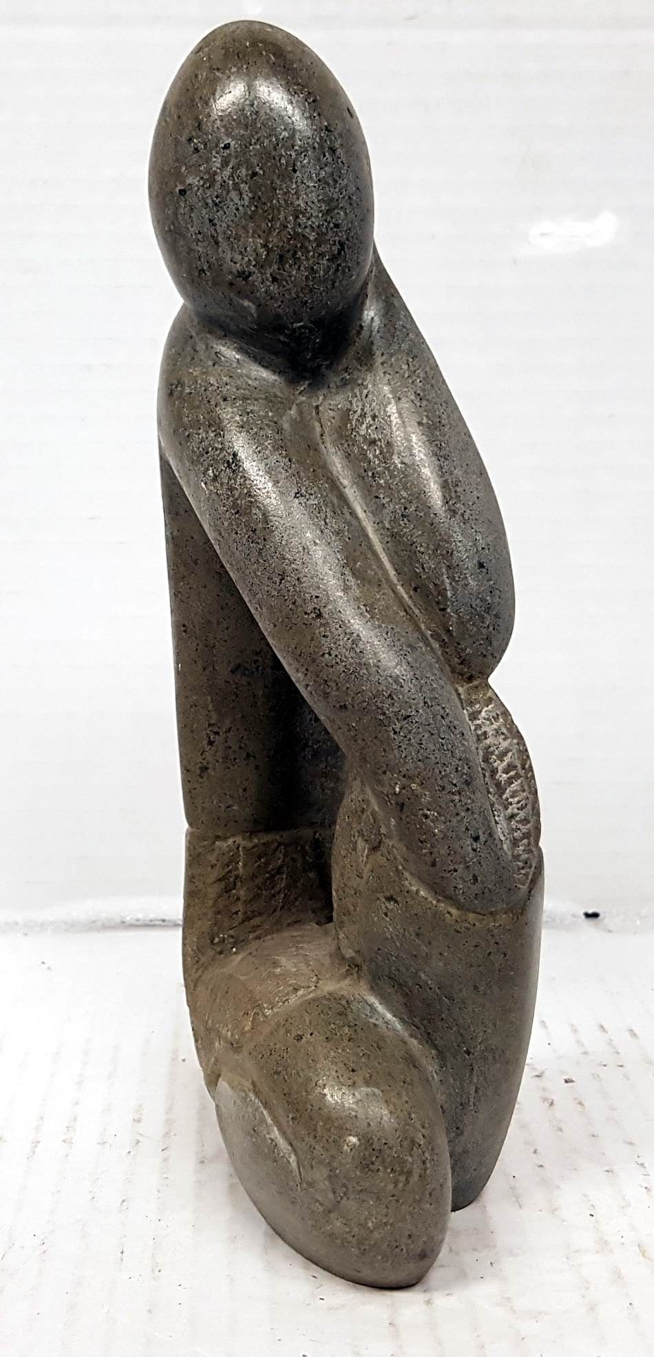 Abstract Stone Art, Vintage Stone Sculpture, Collector Carving, Stone ...