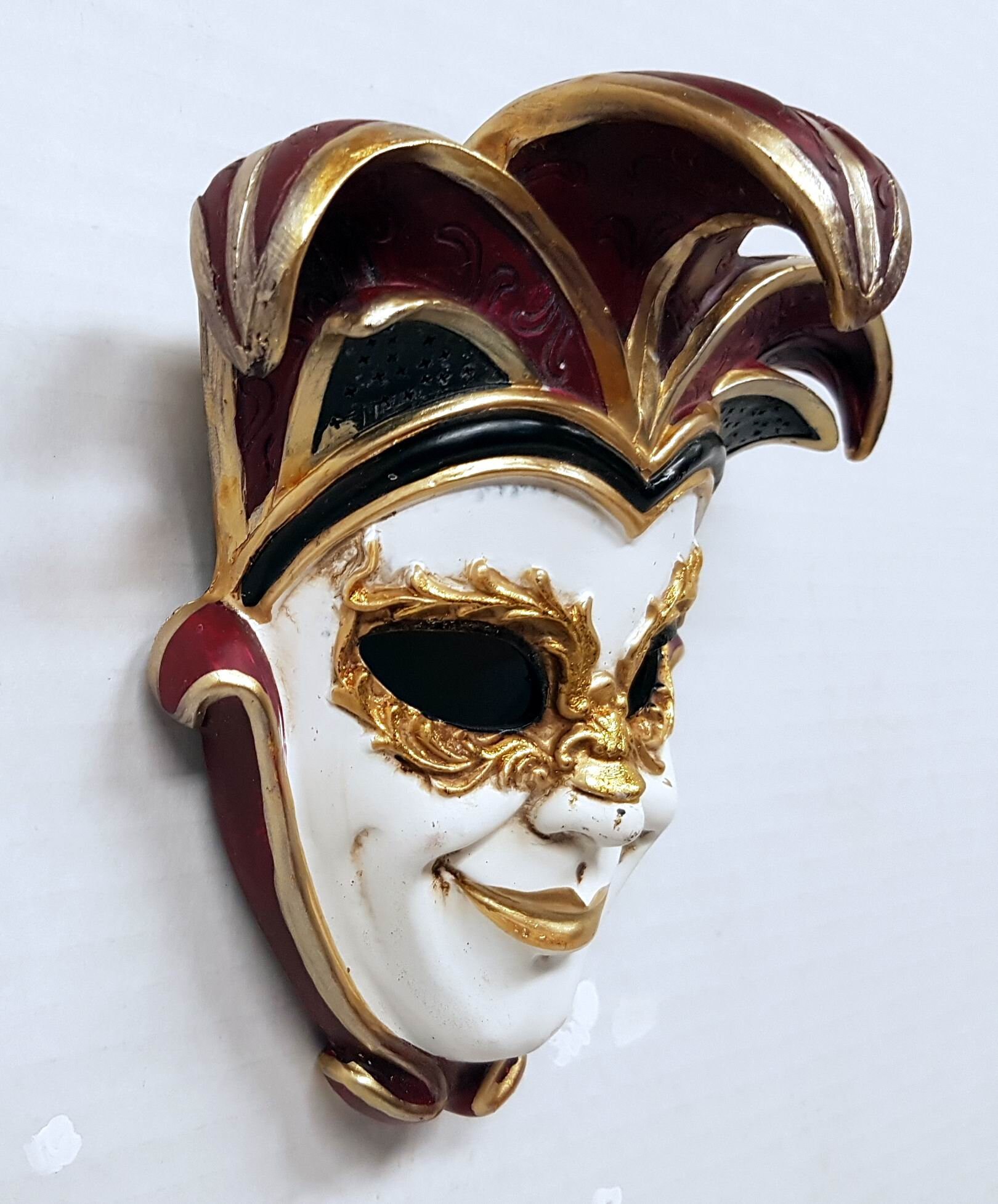 Porcelain Mask, Collector Mask, 7.5 In, Vintage Mask, Theatre Mask ...