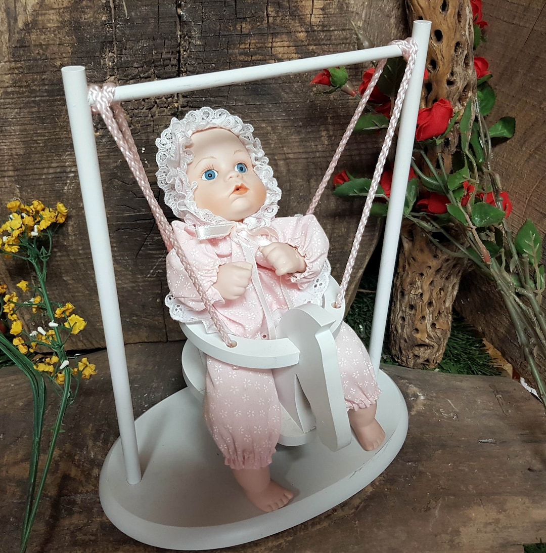 Musical Swing, Rotating Body Doll, Music Box, Baby Music Box, Rock-a ...