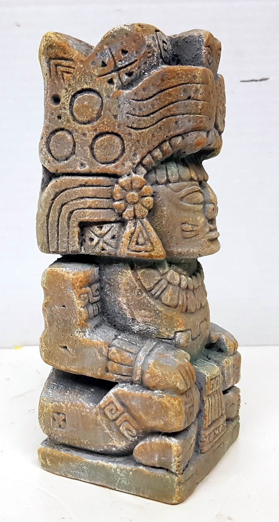 Mayan/aztec Totem 7 In. Mayan Totem Artistic Mexican - Etsy