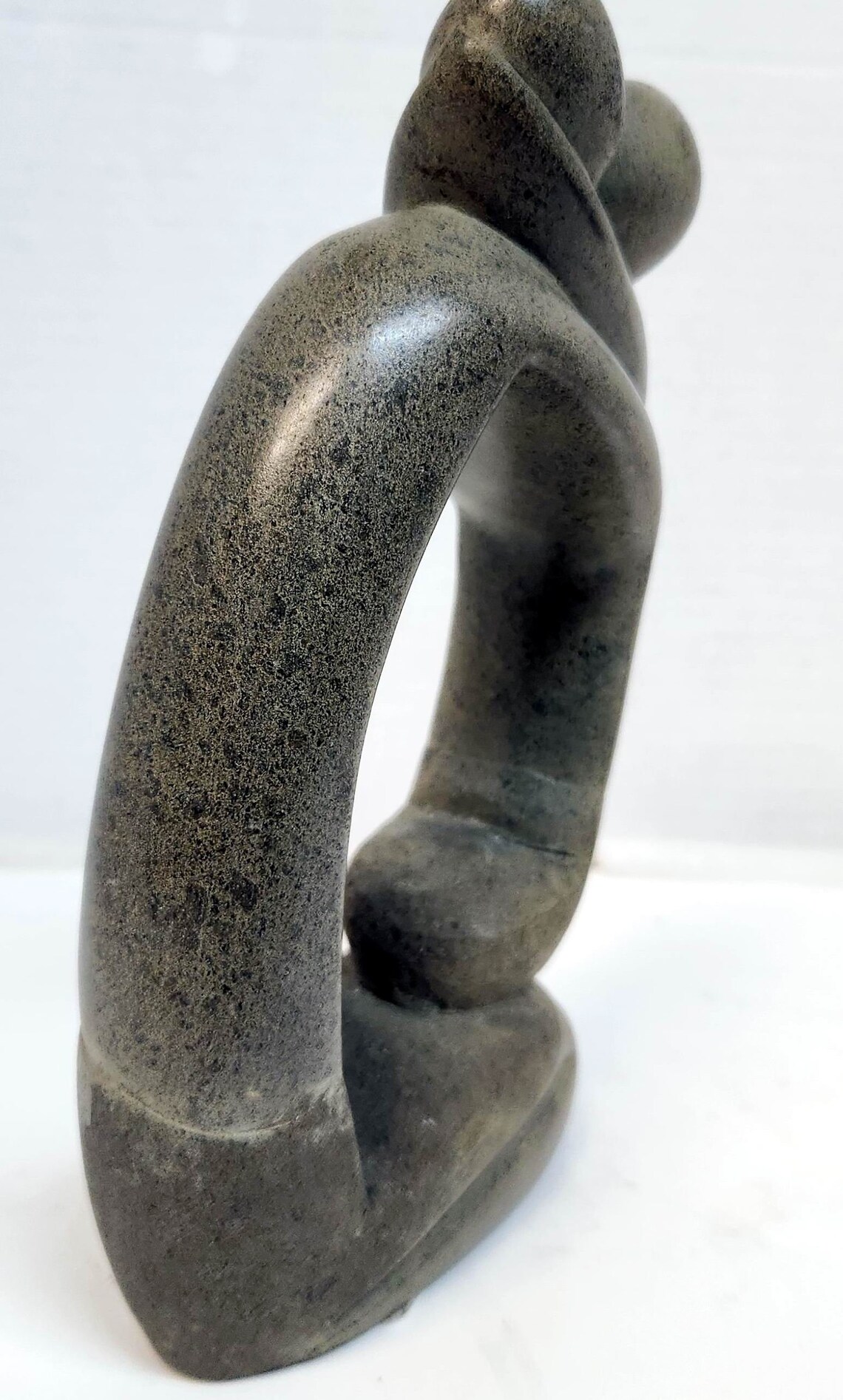 Abstract Stone Art, Vintage Stone Sculpture, Collector Carving, Stone ...