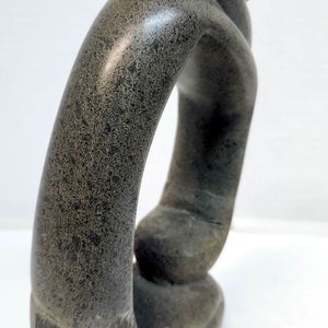 Abstract Stone Art, Vintage Stone Sculpture, Collector Carving, Stone ...