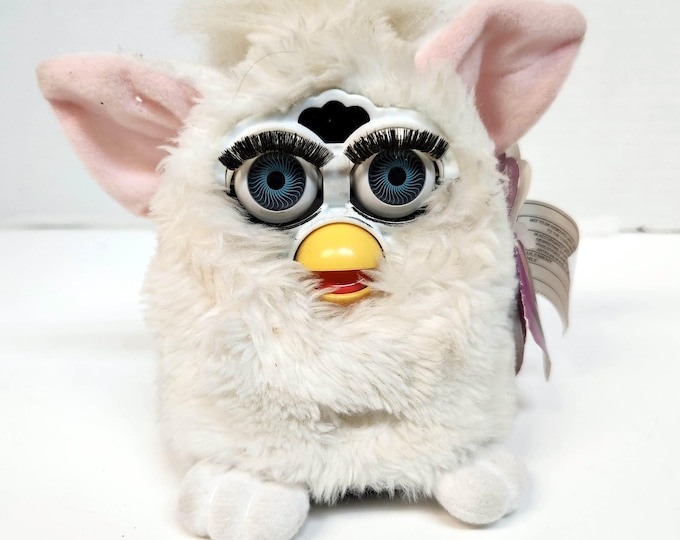 Furby Model No. 70-800 in Box, Furby Tiger Electronics 1998, Rare Blue ...