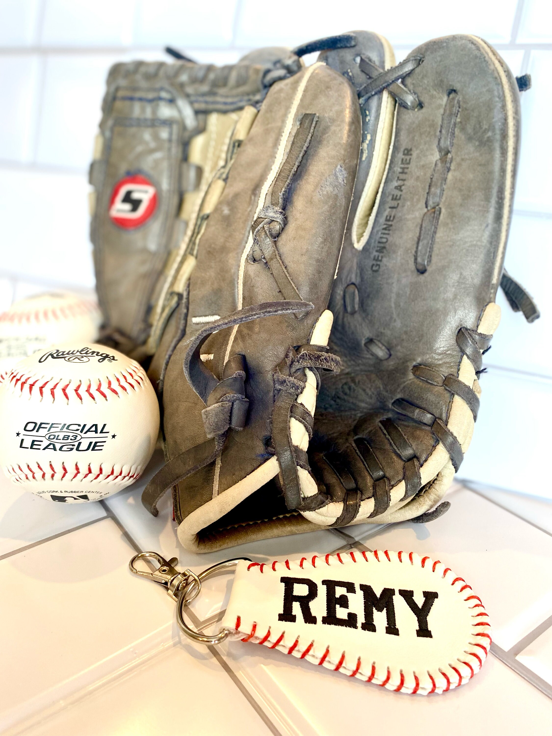 Baseball Keychain, Custom Baseball Gift, Father's Day Gift, Mother's ...