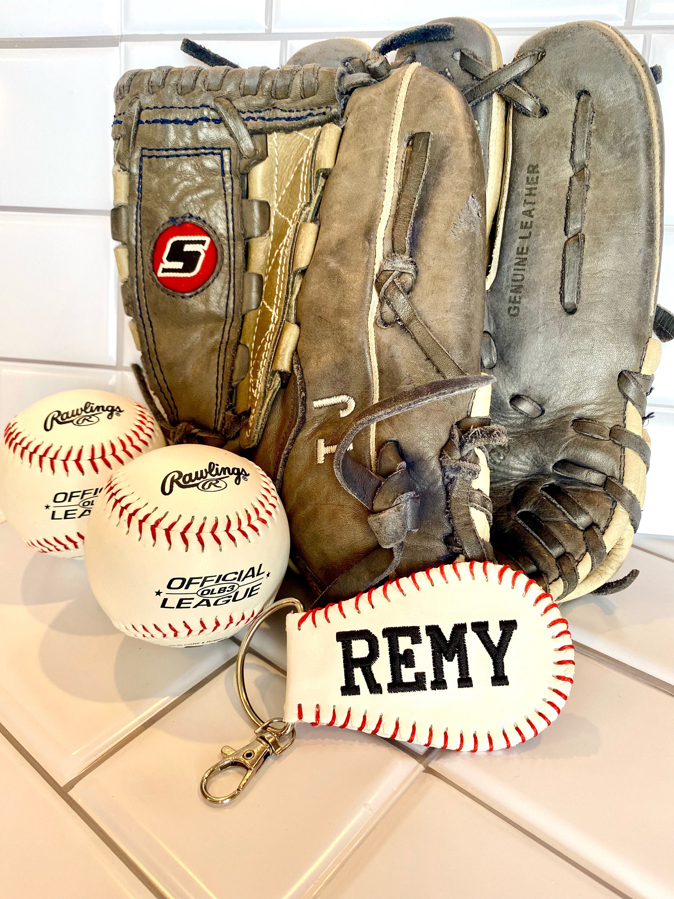 Baseball Keychain, Custom Baseball Gift, Father's Day Gift, Mother's ...