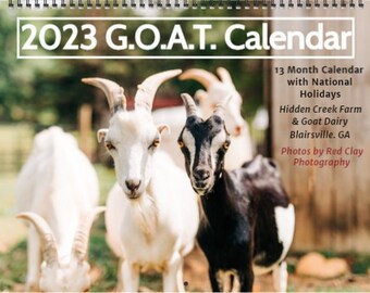 2023 Goat Calendar - Etsy