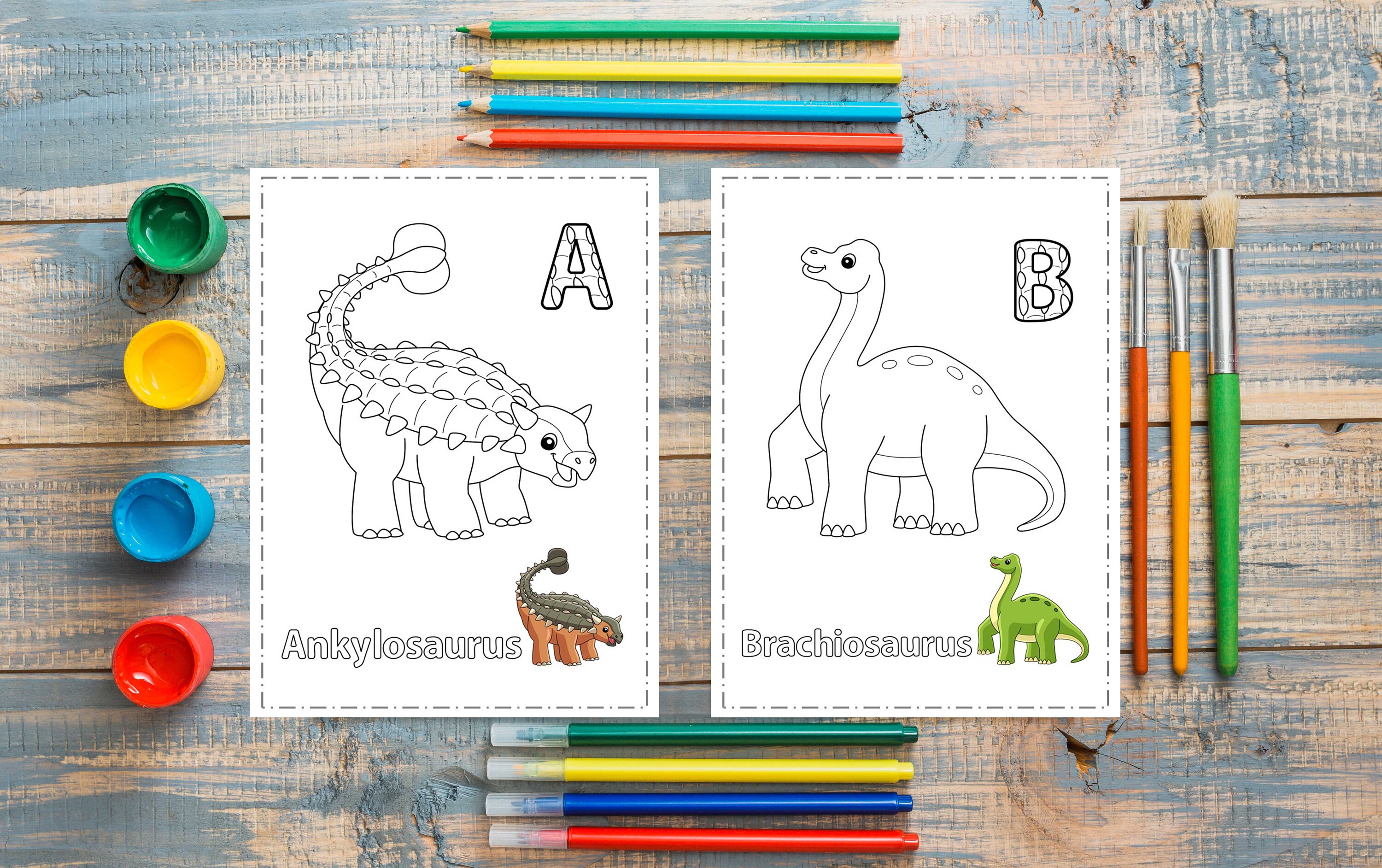28 Printable Dinosaurs Listed in Alphabetical Order With Examples ...