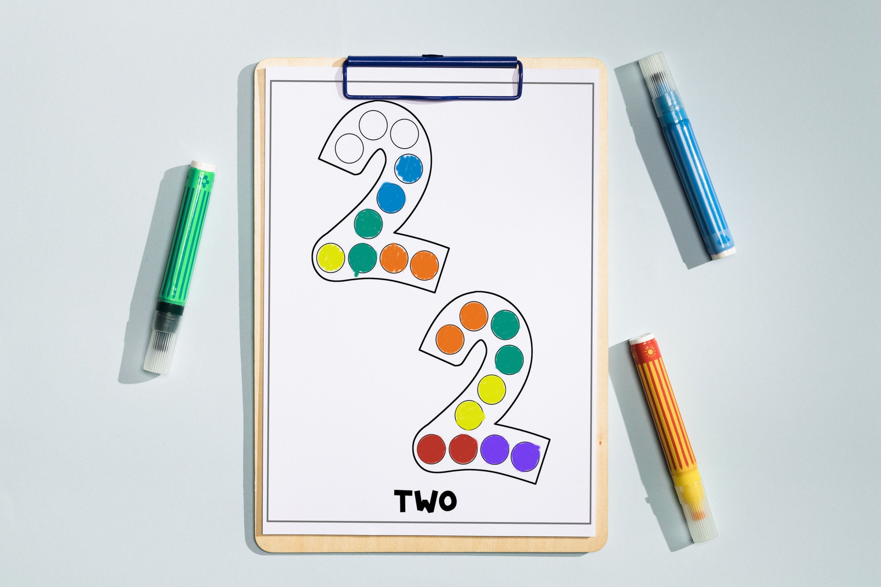 Do-a-dot Numbers and Letters for Toddlers Dot Marker - Etsy