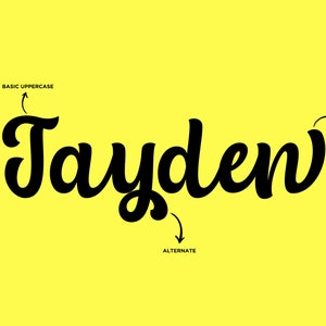 Pears - Handwritten Script Font, Cricut Fonts, Bold Script Font ...