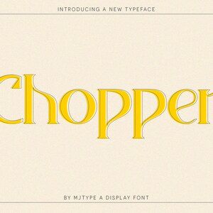 Chopper - Elegant Serif, Procreate Font, Cricut Font, Wedding Invitation Font, Logo Font, Modern ...