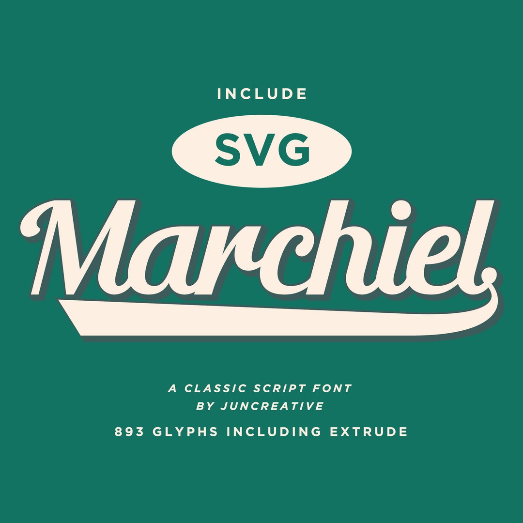 Bold Vintage, Script Font,cricut, Procreate Font, Poster Font, Modern ...