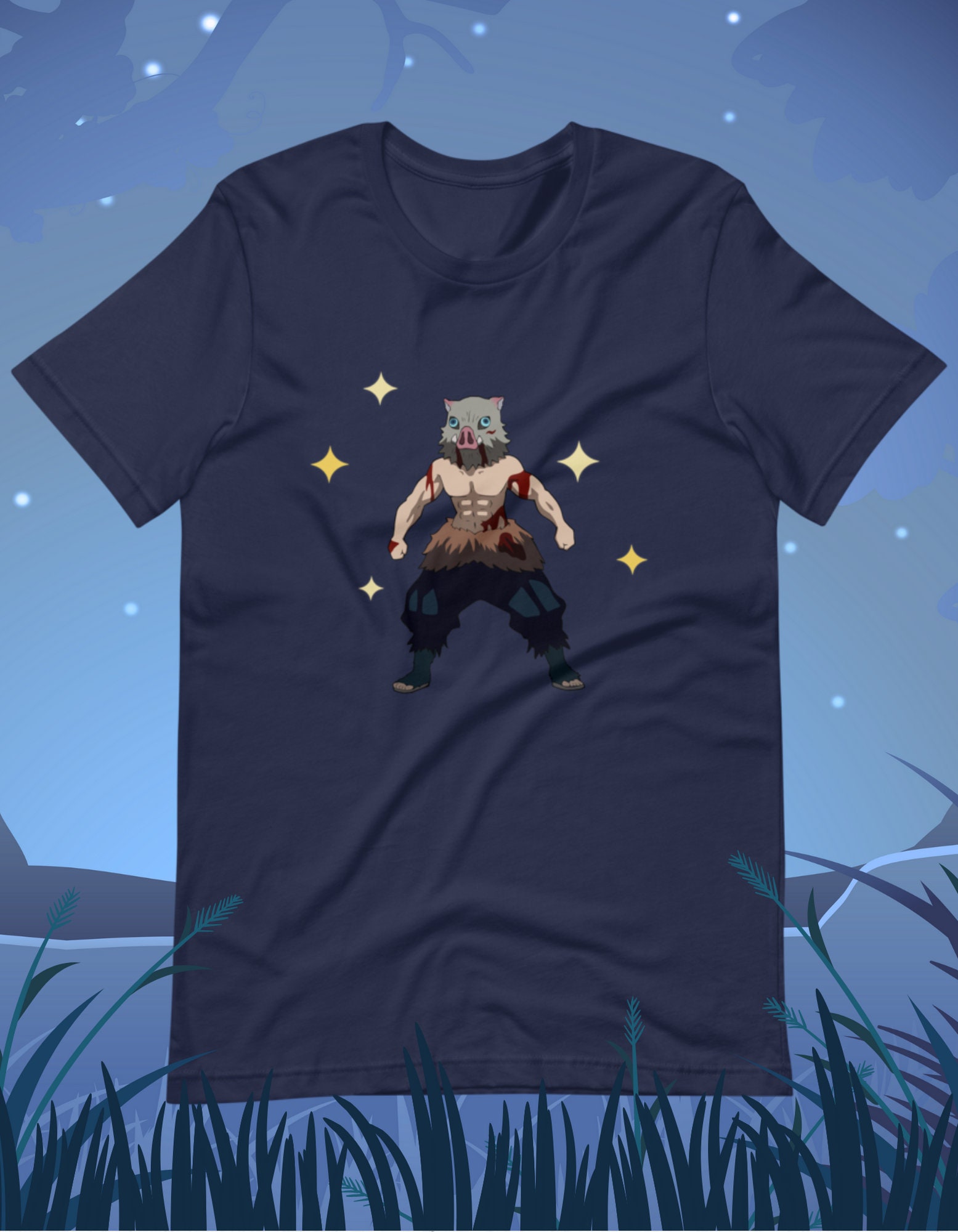 Sparkling and Bloody Inosuke Unisex Shirt Fun and Cute Design for Anime ...