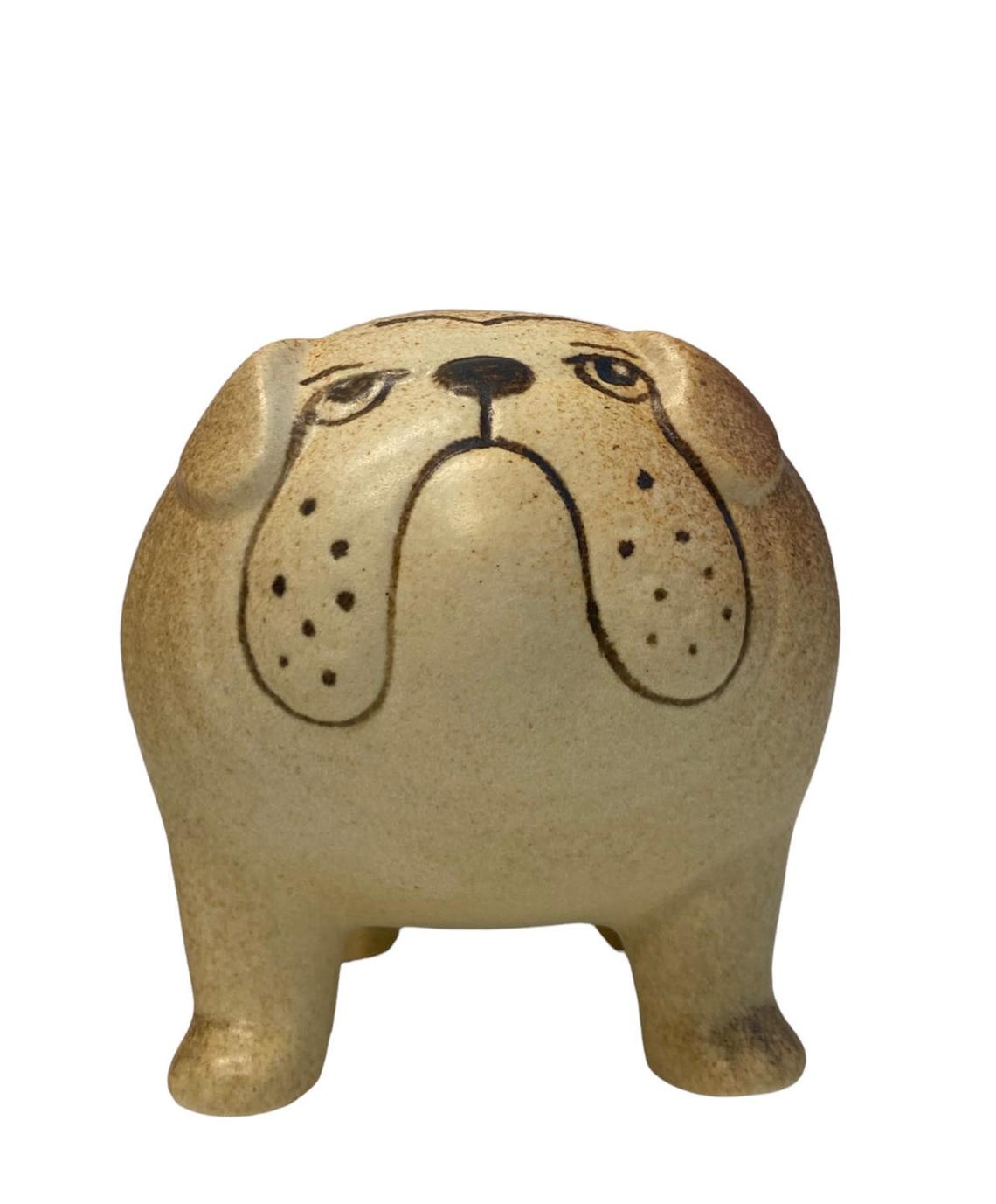Gustavsberg Figurine Kennel Bulldog Brown Midi Design Lisa Larson - Etsy