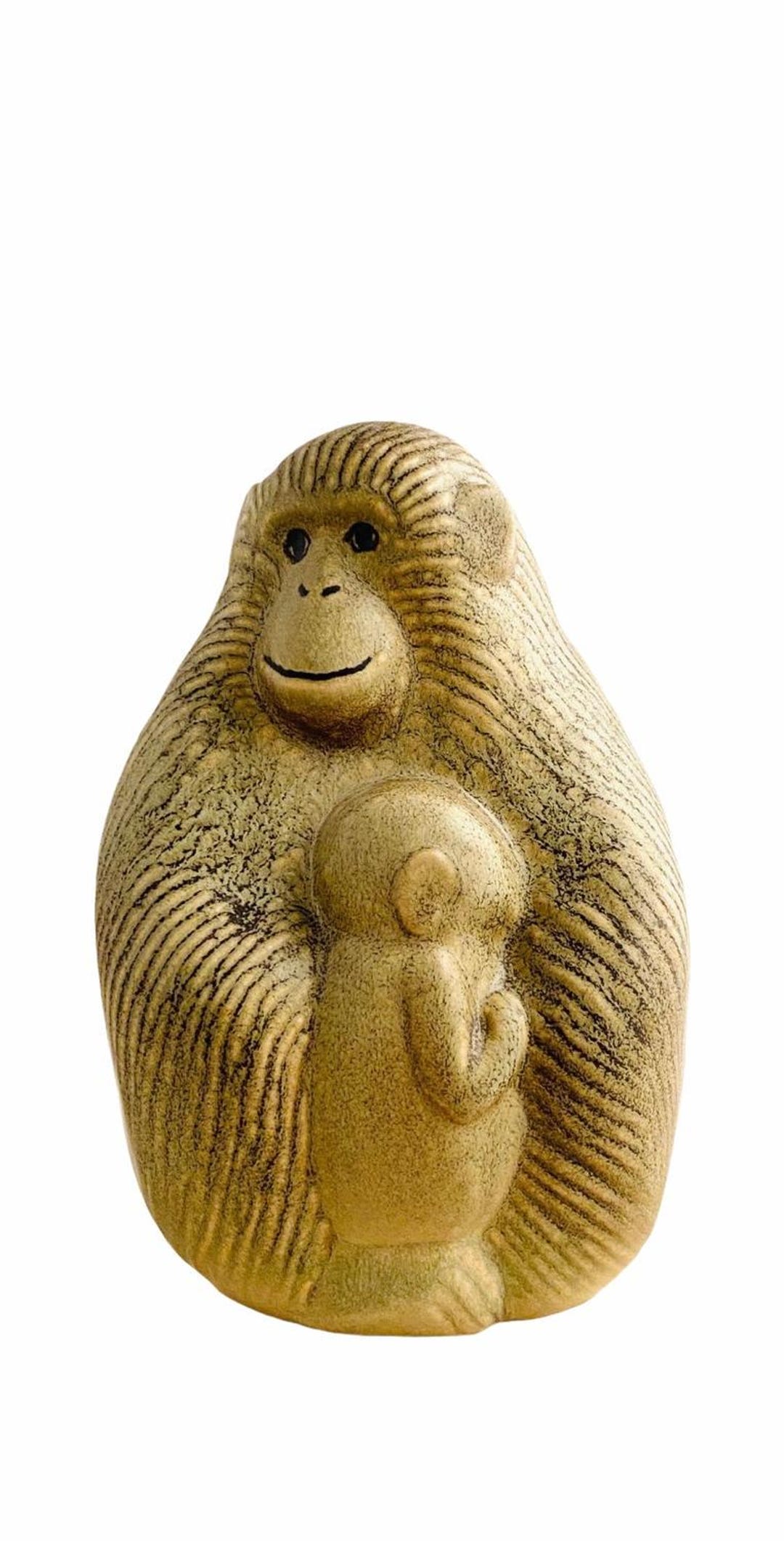 Gustavsberg Skansen African Animals Monkey With Young Design Lisa ...