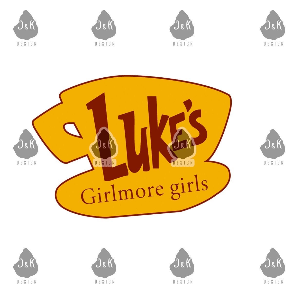 Editable Gilmore Girls / Luke's Restaurant Editable / SVG Editable/ SVG ...