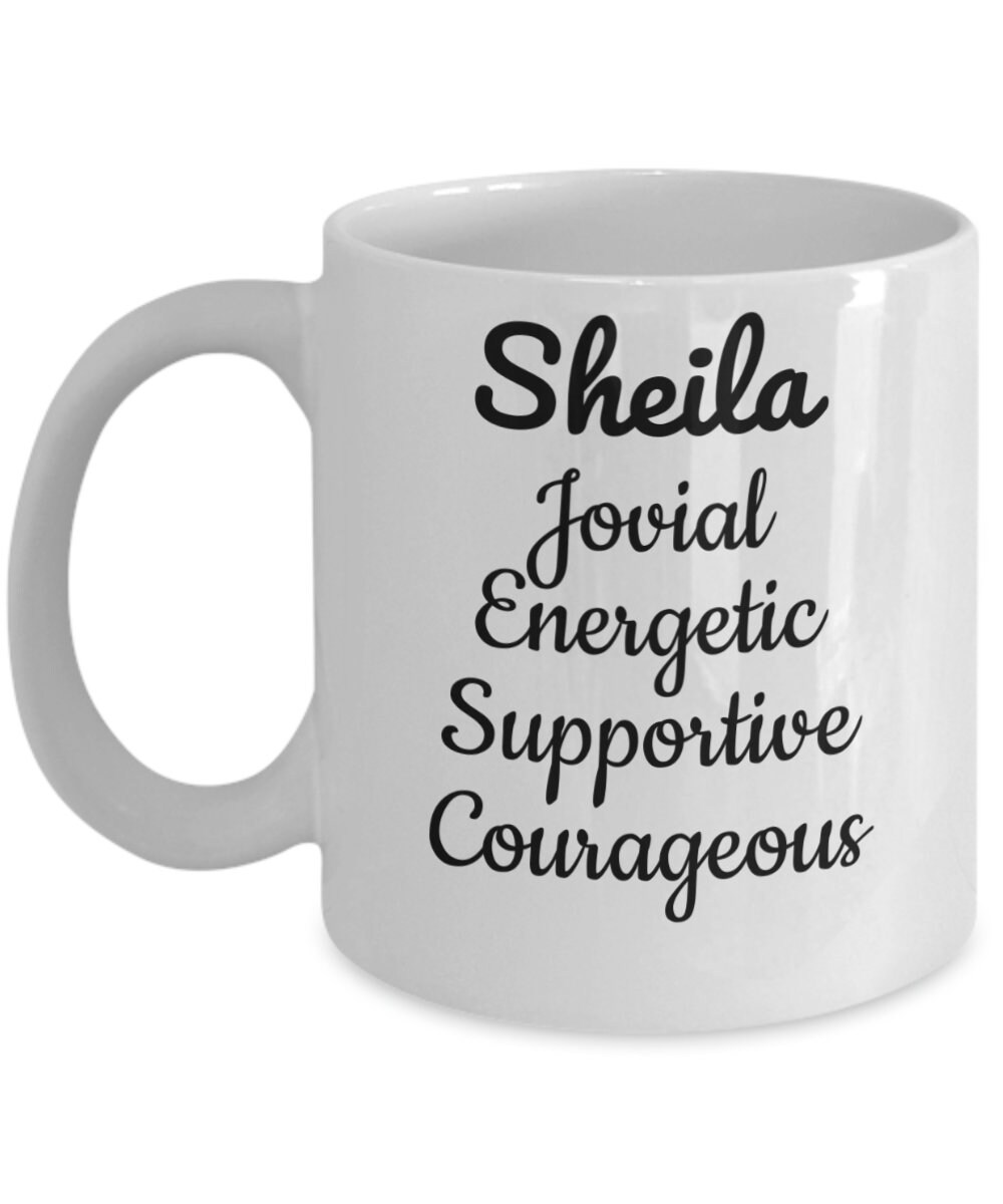 Personalized Sheila Mug, Sheila Keepsake Mug, Birthday Gift Idea for ...
