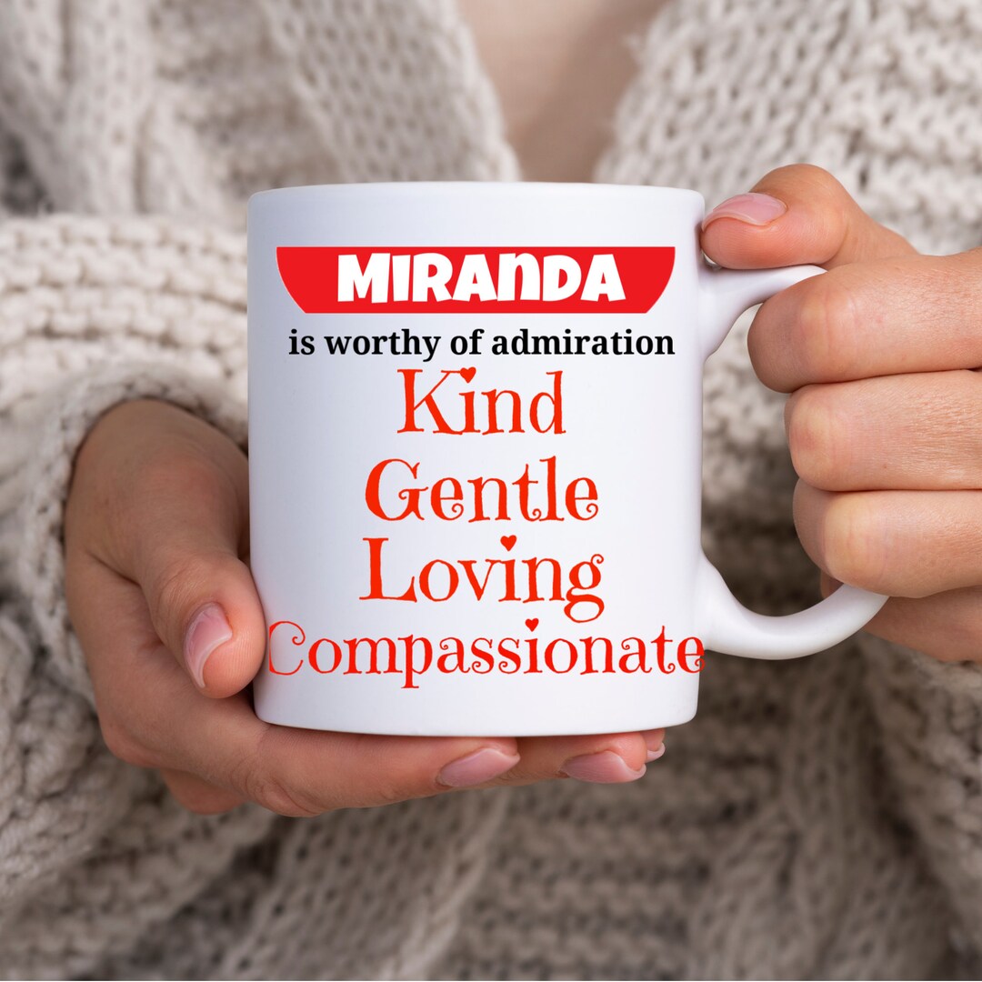 Miranda Named Mug, Miranda Traits Mug, Miranda Themed Mug, Miranda ...