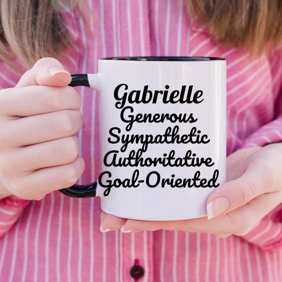 Gabrielle Mug, Gabrielle Personality Traits, Personalized Gabby Gift ...