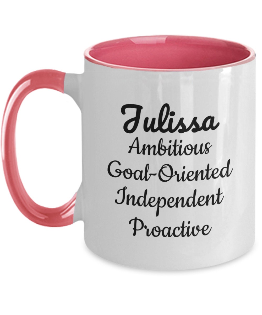 Julissa Inspired Mug, Julissa Name Meaning, Julissa Traits Mug, Gift ...