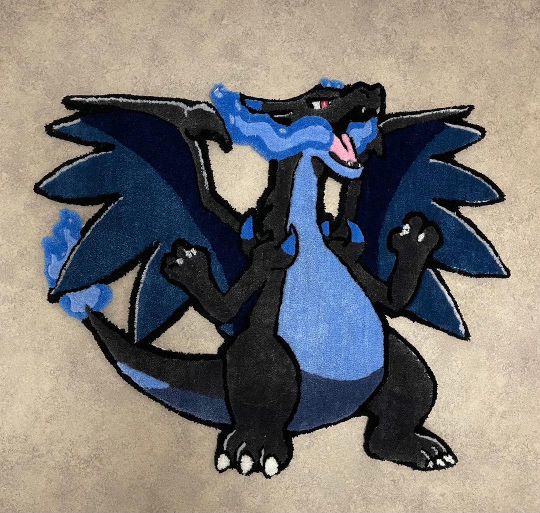 Mega Charizard X Rug - Etsy