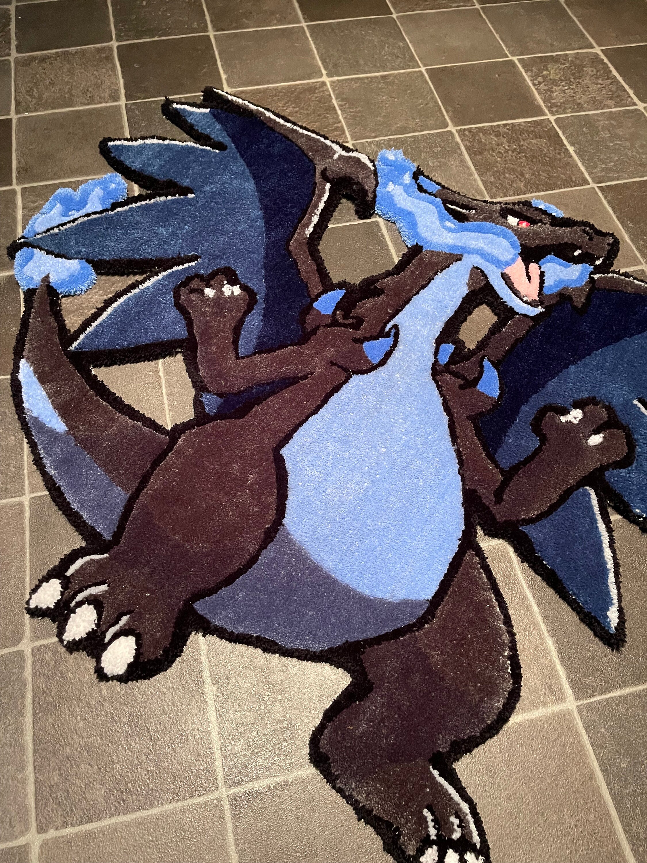 Mega Charizard X Rug - Etsy