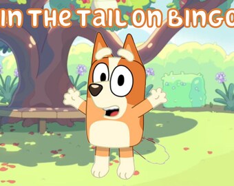 Pin the Tail on Bingo - Etsy